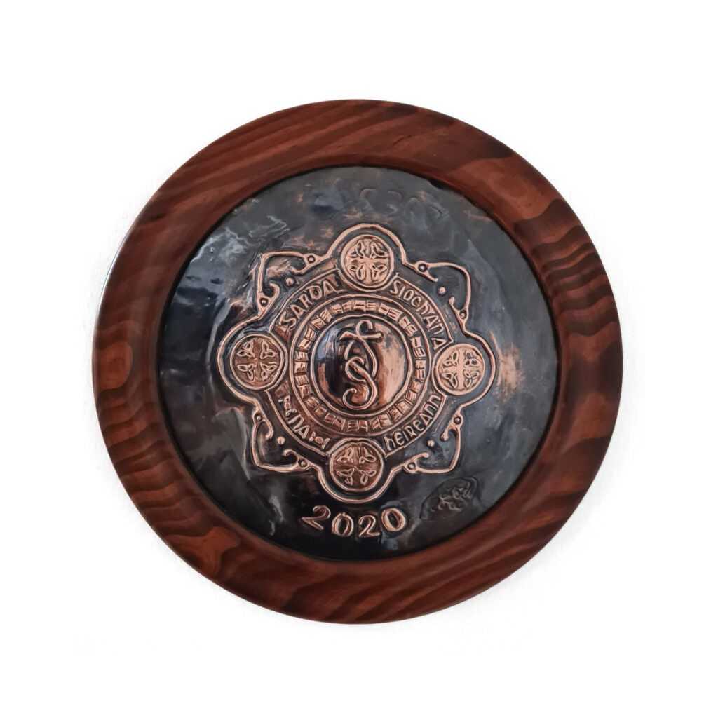Commissioned business plaque | Celtic copper