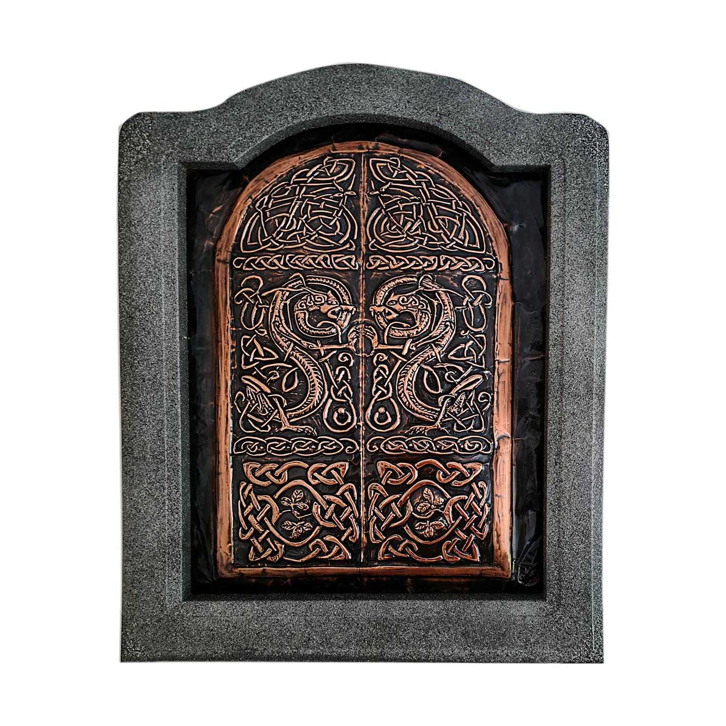 Celtic Dragon Guarding the Gates Copper Art | Celtic copper