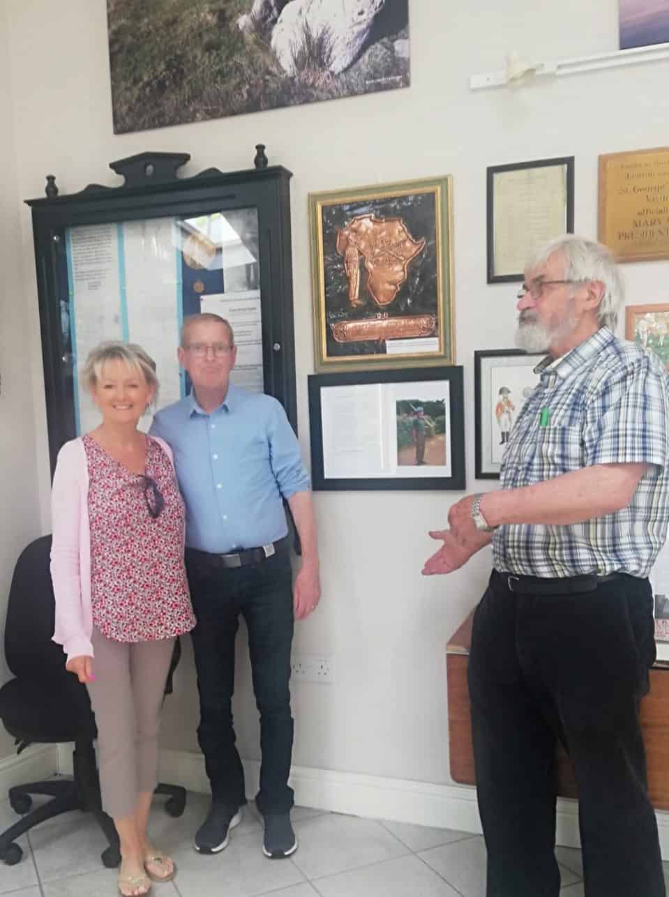 Handcrafted Copper Artwork Of The Siege of Jadotville | Celtic copper